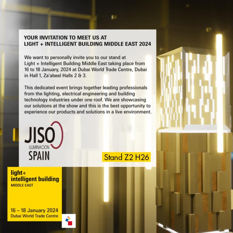 JISO Iluminación at Light + Intelligent Building Middle East 2024
